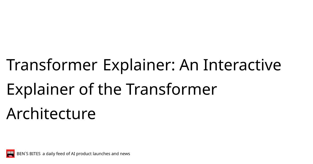 Transformer Explainer: An Interactive Explainer of the Transformer ...
